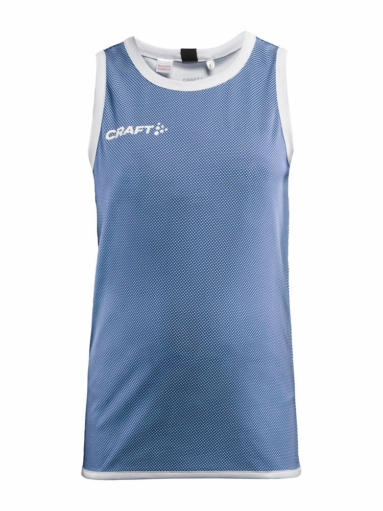 Craft Progress Rev. Singlet Jr Cobolt/white | Suomen Brodeeraus