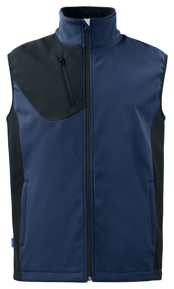 3702 VEST SOFTSHELL Navy | Suomen Brodeeraus