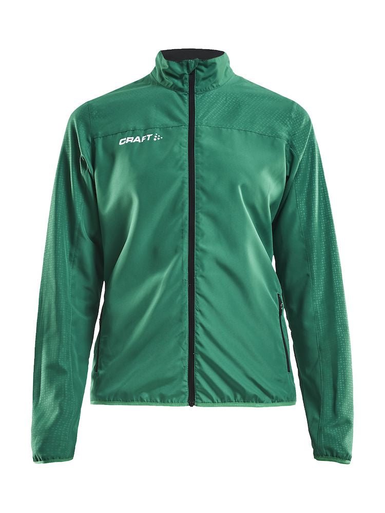 Rush Wind Jkt women Team green | Suomen Brodeeraus