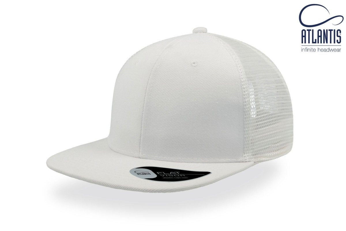 SNAP MESH WHITE-WHITE | Suomen Brodeeraus